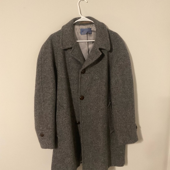 Pendleton | Jackets & Coats | Vintage Pendleton Wool Overcoat Grey ...